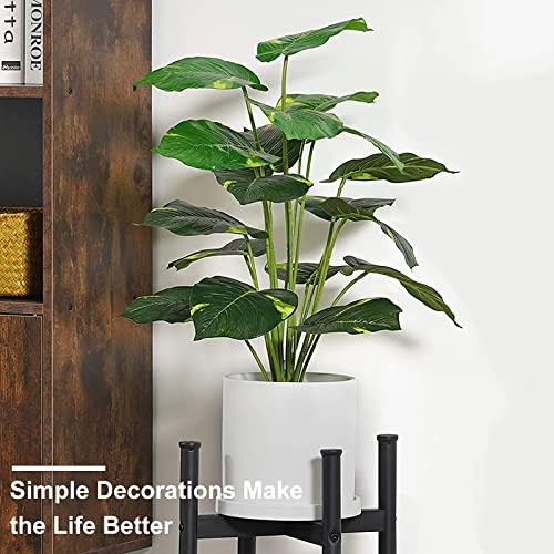 Artificial Trees for Outdoors, 30'' Artificial Green Plants Fake Tree UV Resistant Faux Plants for Indoor Outdoor Home Office Garden Decor(No Vase