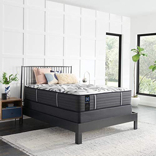 Sealy Posturepedic Plus 5 Foundation, Tight Top 14-Inch Firm Mattress-King, Grey