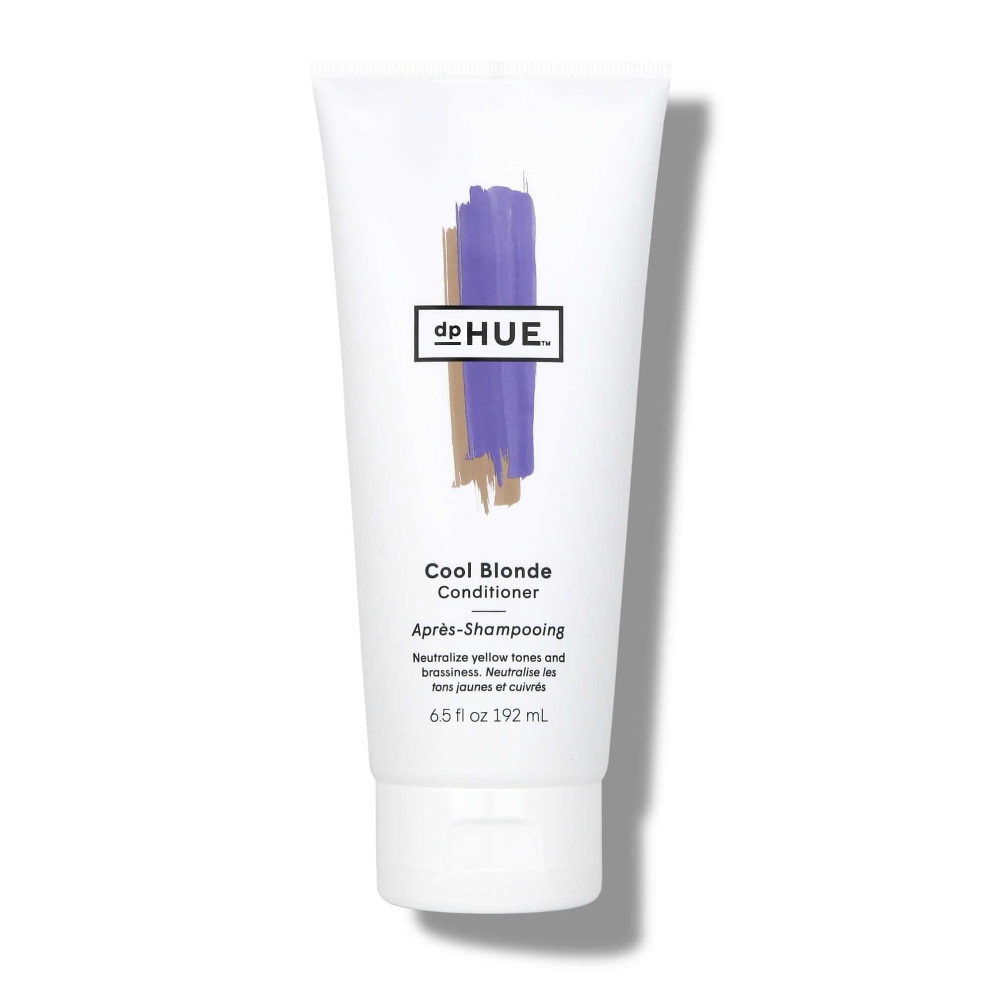 dpHUE Cool Blonde Conditioner - 6.5 oz - Purple Pigments Neutralize Unwanted Yellow, Brassy Hair Tones - Color Safe - Paraben, SLS & SLES Sulfate Free - Leaping Bunny Certified