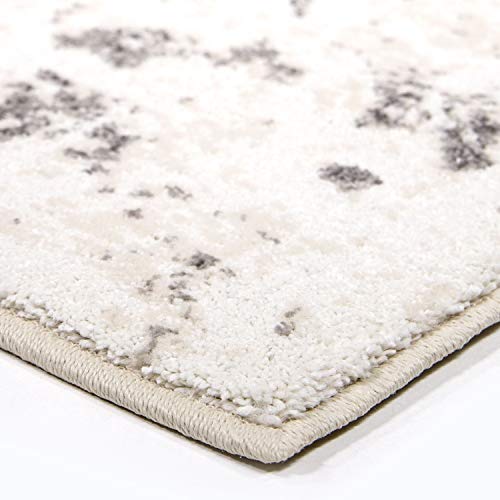 My Texas House Illusions The State House Natural Off White Area Rug, 5'3" x 7'6"