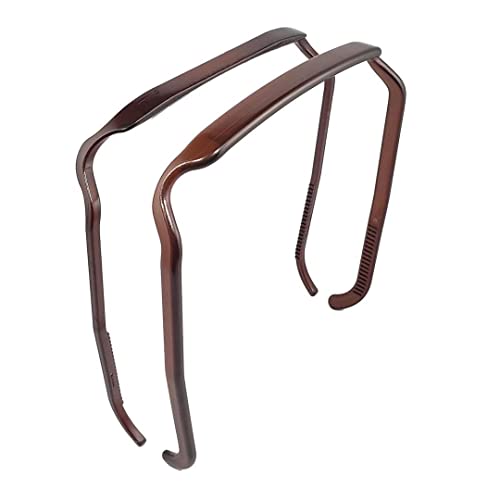 Zazzy Bandz Sunglasses Headband (Made in USA): Curly Thick Hair Headband - Medium & Large Size Glasses Headbands - The Viral Headband (Combo: Original + Relaxed, Espresso)