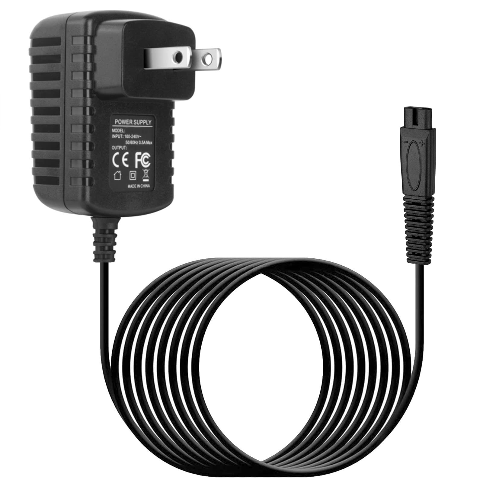 Power Charger for Andis 17165 17150 ProFoil Lithium TS-2 TS-1 AC/DC Adapter for Andis Shaver Power Cord Charger