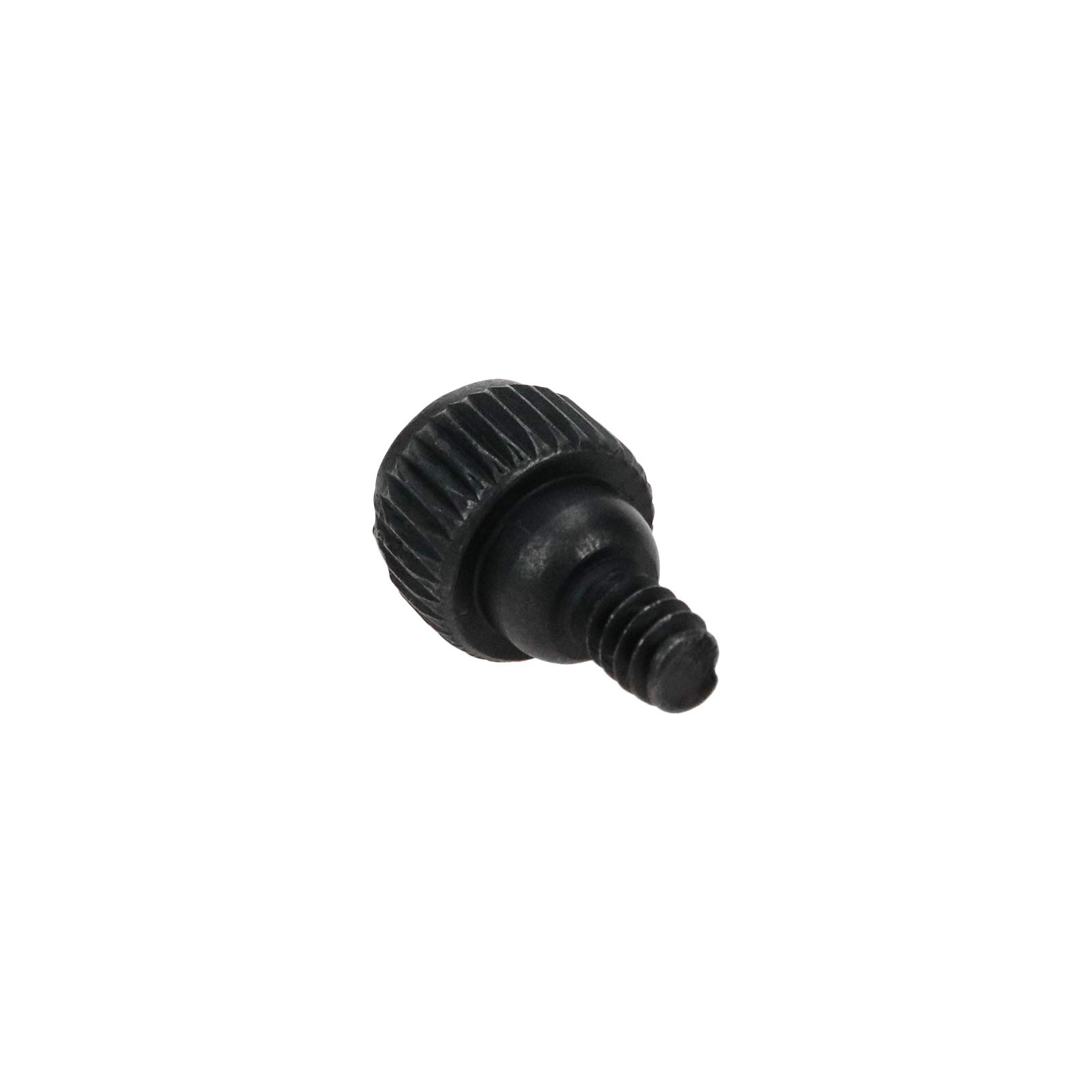 Xiaoyztan 30 Pcs #6-32 Phillips Knurled Head Thumb Screws, PC Case Hard Drive Full Thread Fasteners, 5mm Thread Length (Black Plated)