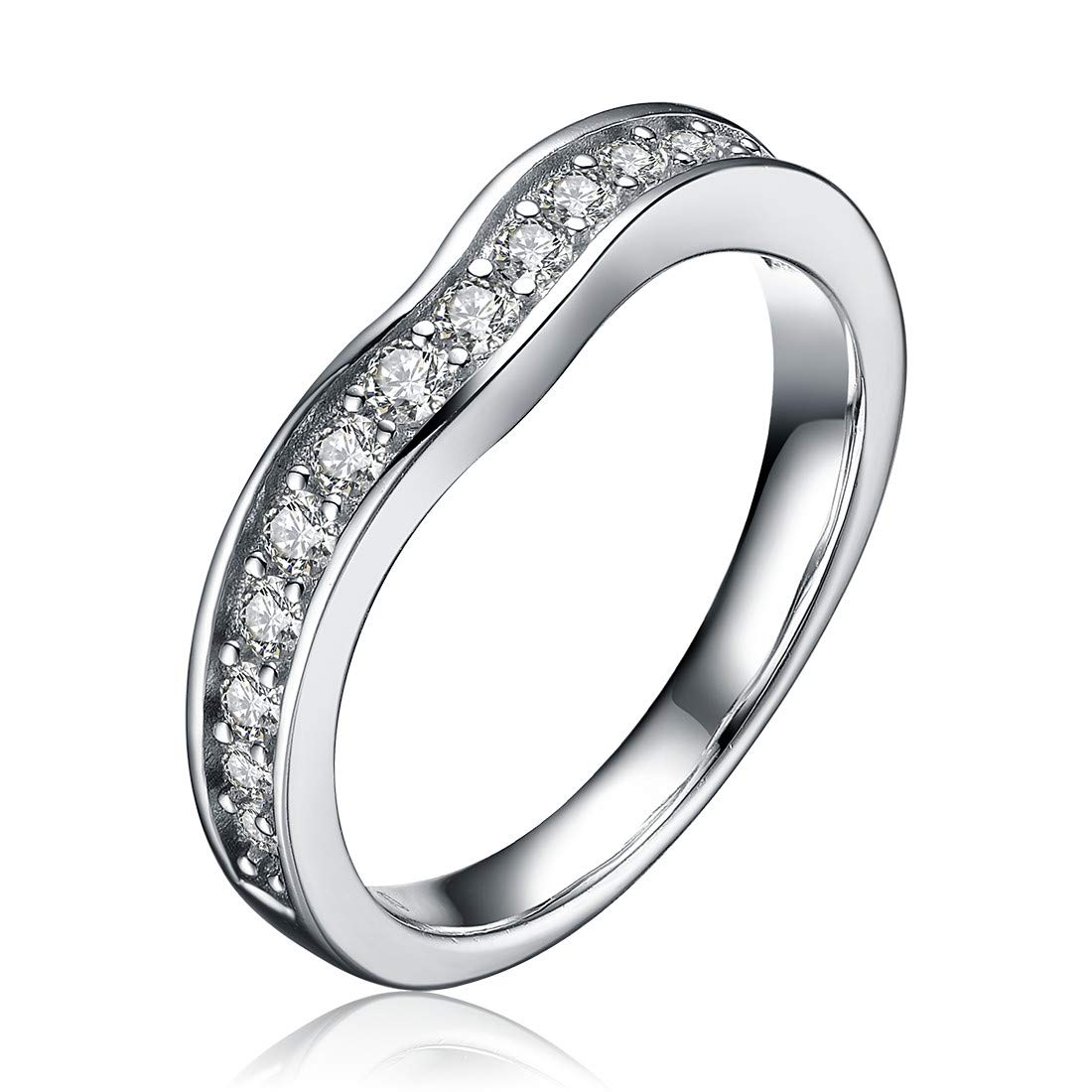 3 pcs His & Hers, STERLING SILVER & TITANIUM Wedding Rings Set. Available sizes Women's 5-10; Men's 7-13. EMAIL US SIZES THAT YOU NEED (Size His 09, Hers 09)