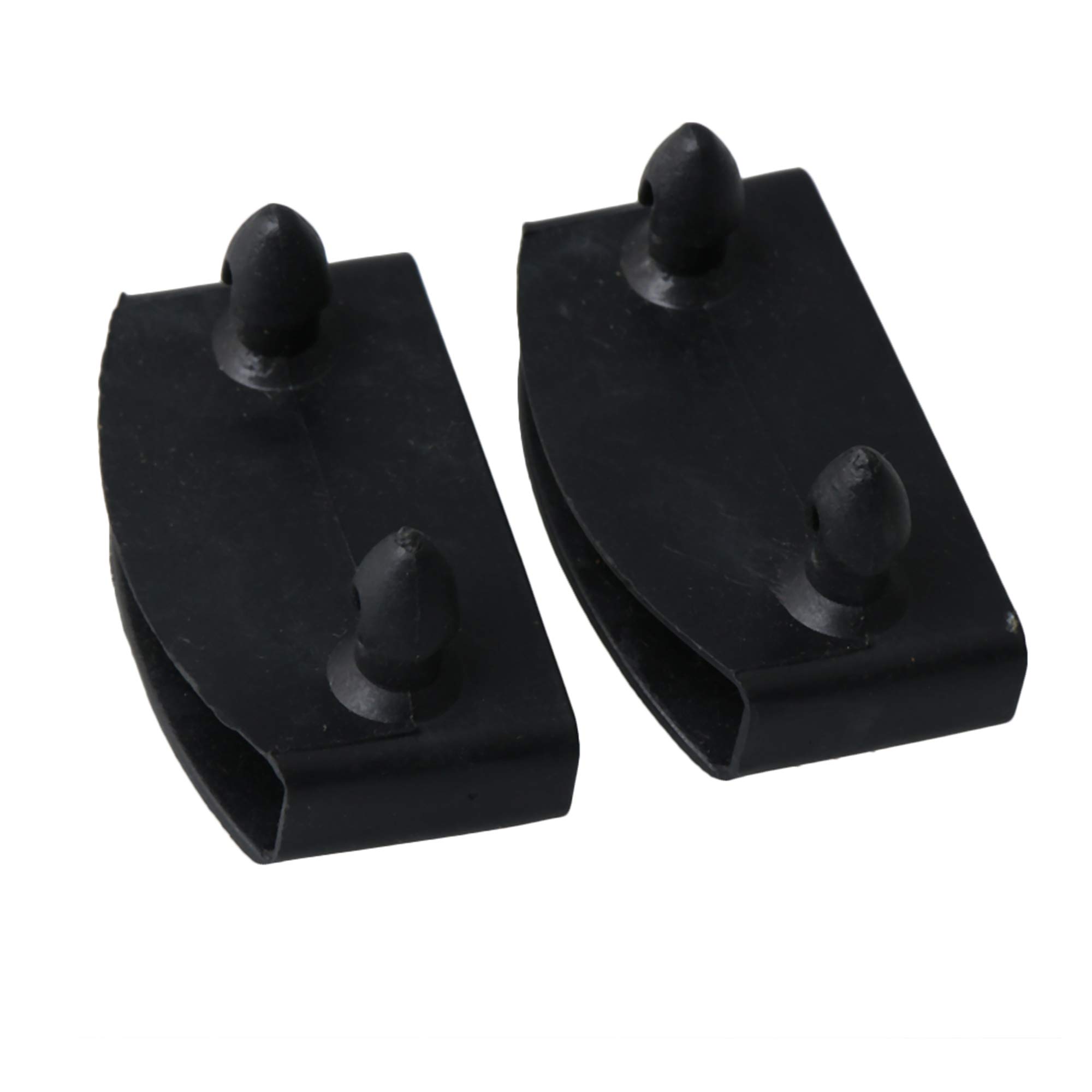 50pcs RDEXP Black Single End Caps 5cm Length Bed Slat Holders Contains Replacement Part Wooden Slats on Bed