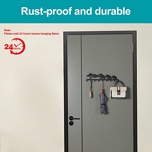 Autoly, Coat Rack Wall Mount Door Hanger Hook is Installed Against The Wall, and Coat Hanger Wall can Tidy up The Room. Coat Hooks Wall mounted9 Hooks 2 Pieces
