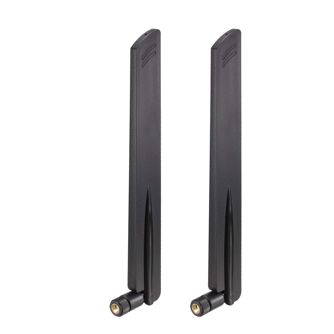 uxcell GSM LTE Antenna 3G 4G 15dBi High Gain 700-2700MHz SMA Male Connector Direction Foldable Paddle Type 2Pcs