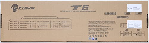 LexonElec T8 UK Layout Gaming Keyboard and Mouse Sets Rainbow Backlit Ergonomic Usb Gaming Keyboard