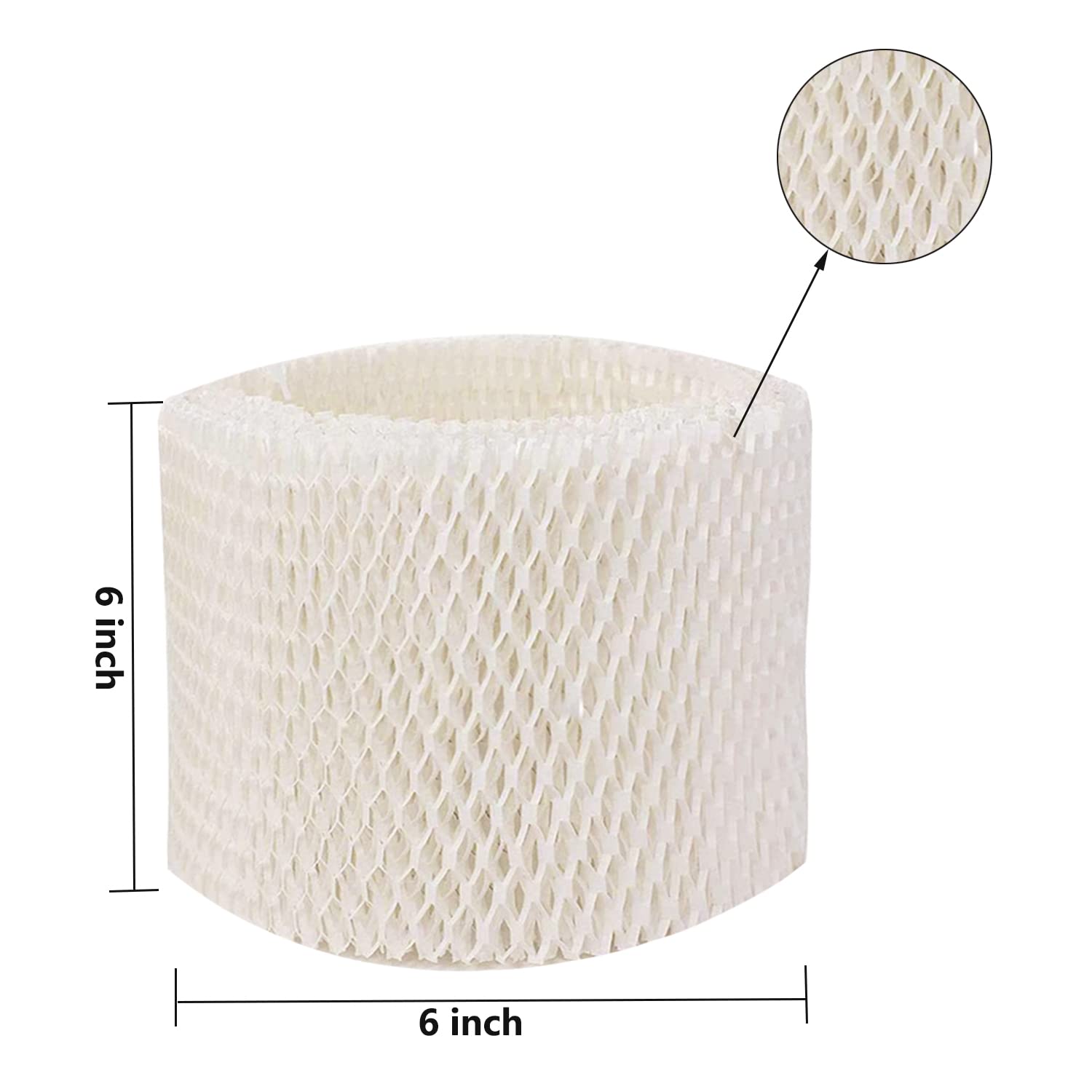 ITidyHome 4 Pack Replacement Humidifier Filter Wicking Compatible with Honeywell HC-888, HC-888N, Filter C,Designed to fit HCM-890 & HEV-320 & DCM-200 & DH-890
