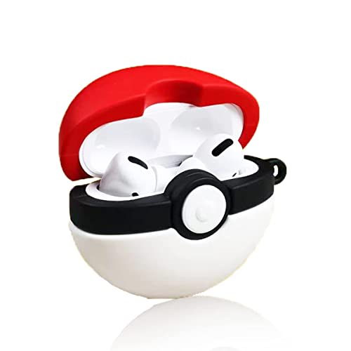 AirPods Pro Case Cover,3D Cute Cartoon Soft Silicone Protective Cover Animal Fashion Character Silicone Cartoon Kawaii Airpod pro Skin Fun Funny Cool Keychain Kids Teens Cases