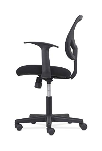 HON BSXVST102 Sadie Swivel Mid Back Mesh Task Arms-Ergonomic Computer/Office Chair (HVST102), Black