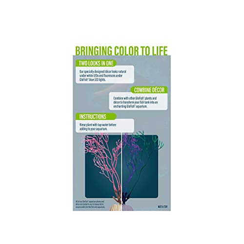 GloFish Plant Aquarium Decor