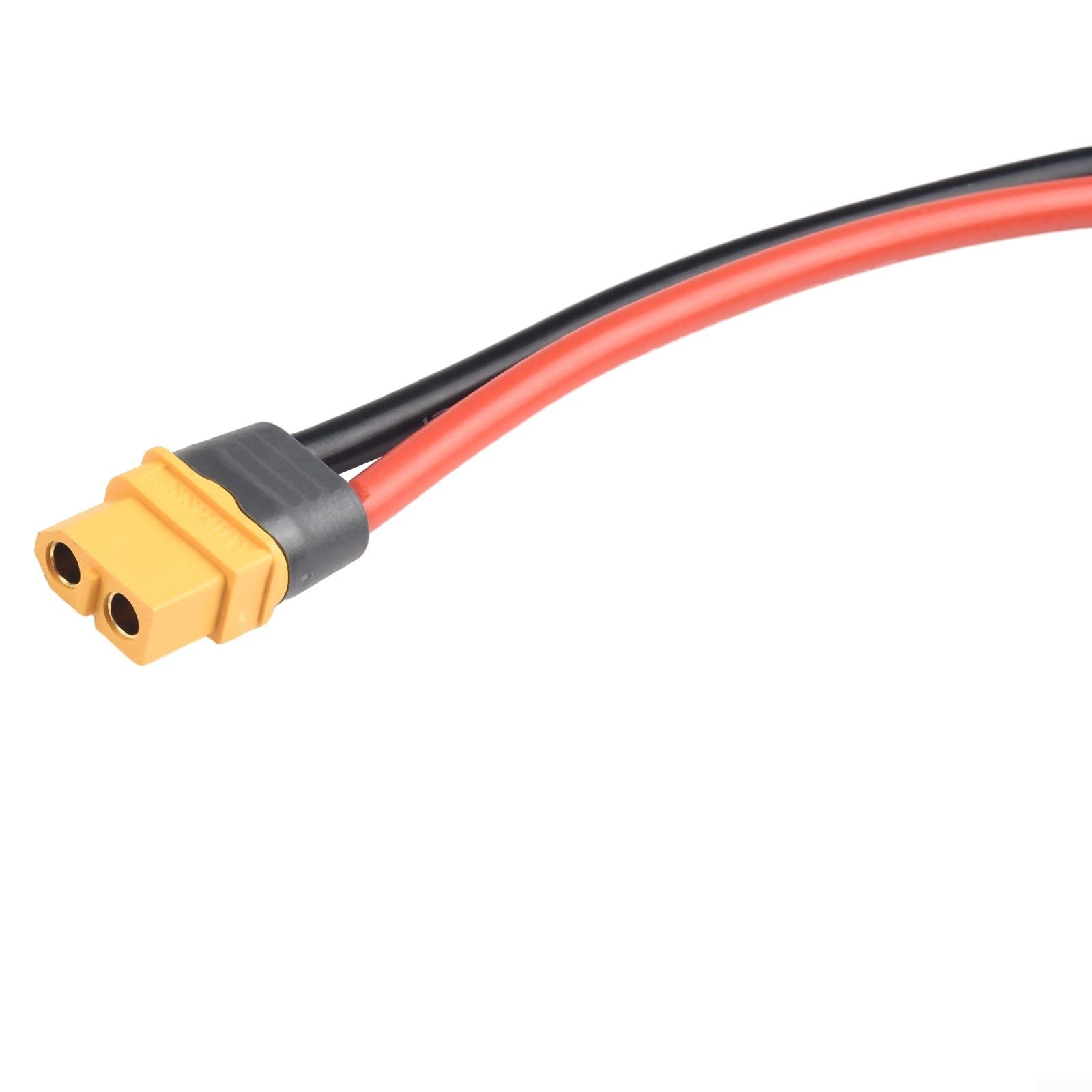 50AMP 600V Connector Plug To XT60 Adapter 12AWG 30cm Male Cable Solar Panel to Lithium Battery Connector Adapter for RC Battery Solar Portable Power Power Station and Solar Panel