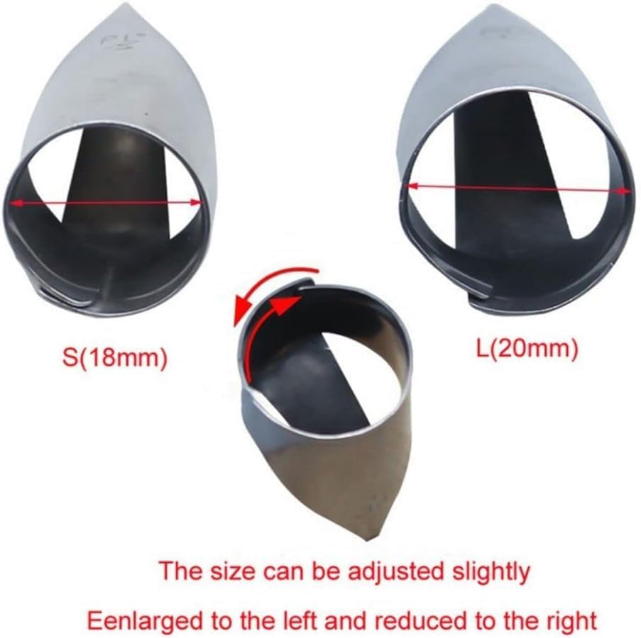 Lapel Tool, Stainless Steel Thumber Point Turner Lapel Tool for Sewing Quick and Efficient Tool for Turning Collars, Cuffs, Pockets and Belts, Sewing Notions and Supplies (Large)