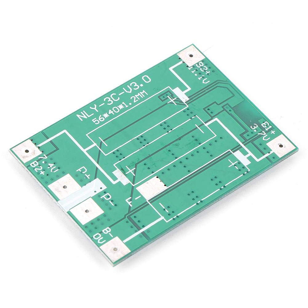 Lithium Battery Protection Board, Li-ion Lithium Battery PCB Protection Board Module 3S 12V 40A Board BMS PCB Board with Balance Charging