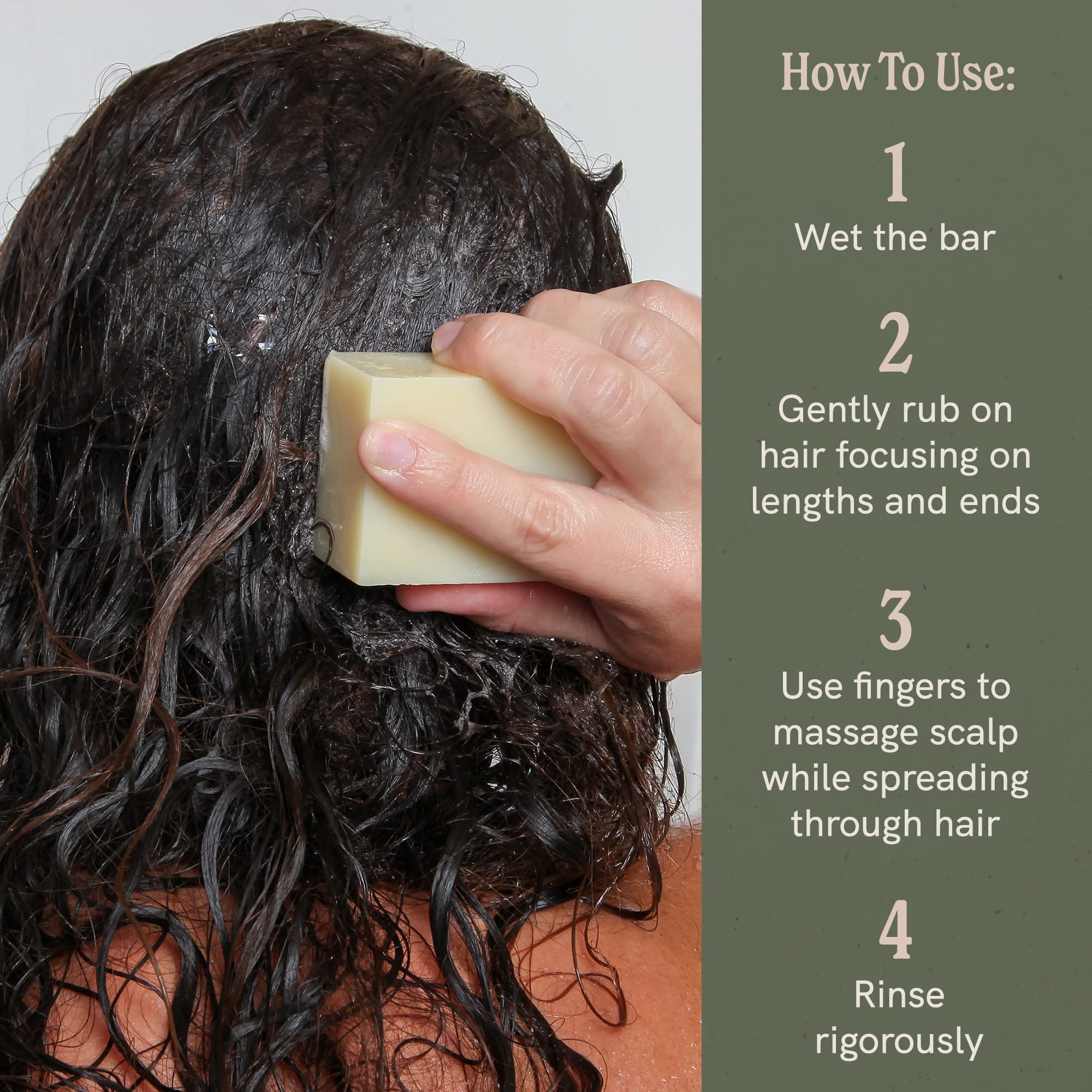 J·R·LIGGETT'S Hair Conditioner Bar - Natural Dry Bar For Natural Curly Hair - Plant Based Ingredients-Zero Waste, Sulfate & Cruelty-Free - Conditioner - 1.75 Ounces
