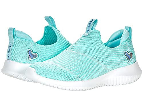 Skechers Kids Girls 302261L Sneaker, Mint, 3.5 Big Kid