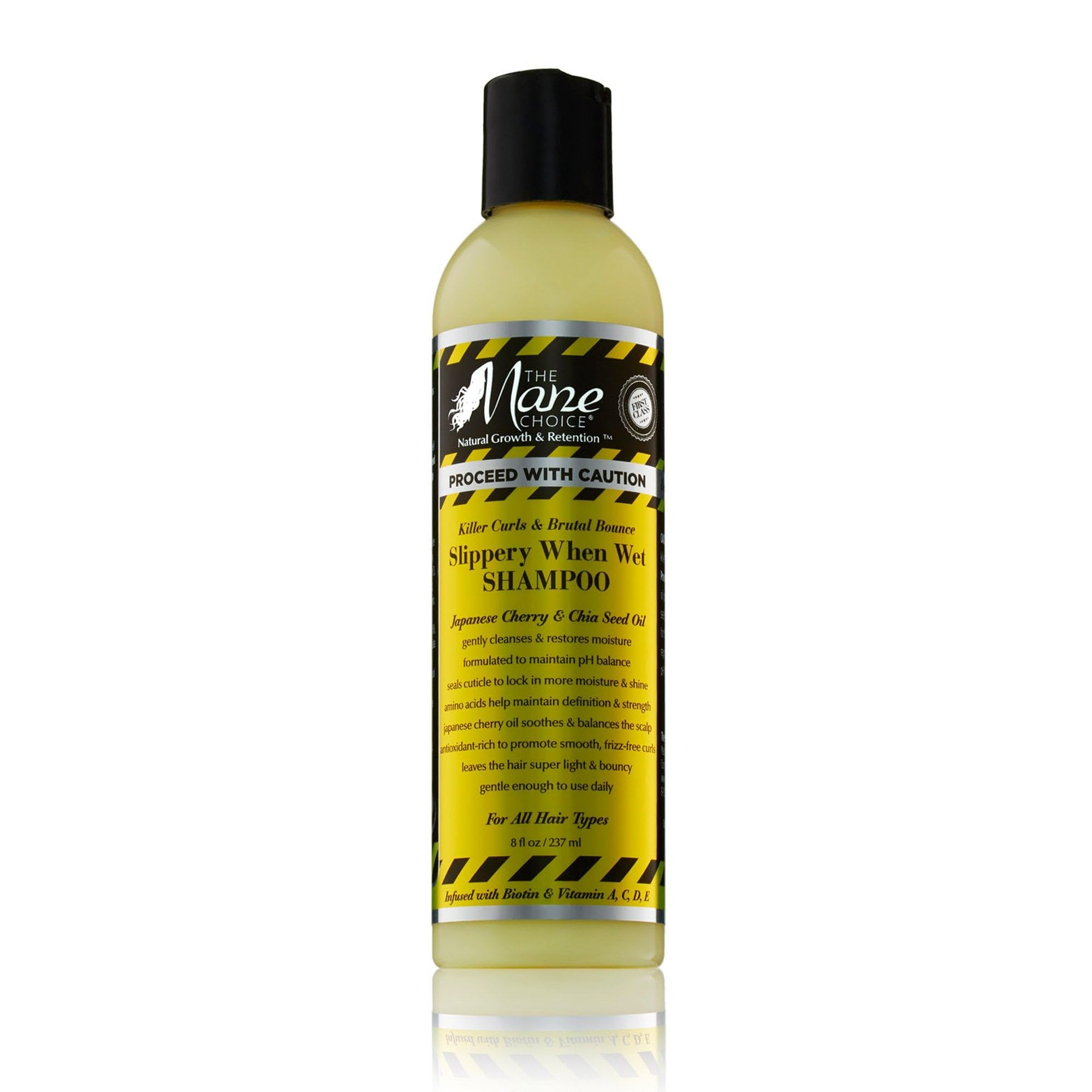 THE MANE CHOICE - Proceed With Caution Killer Curls & Brutal Bounce Slippery When Wet Shampoo (8 fl. oz)