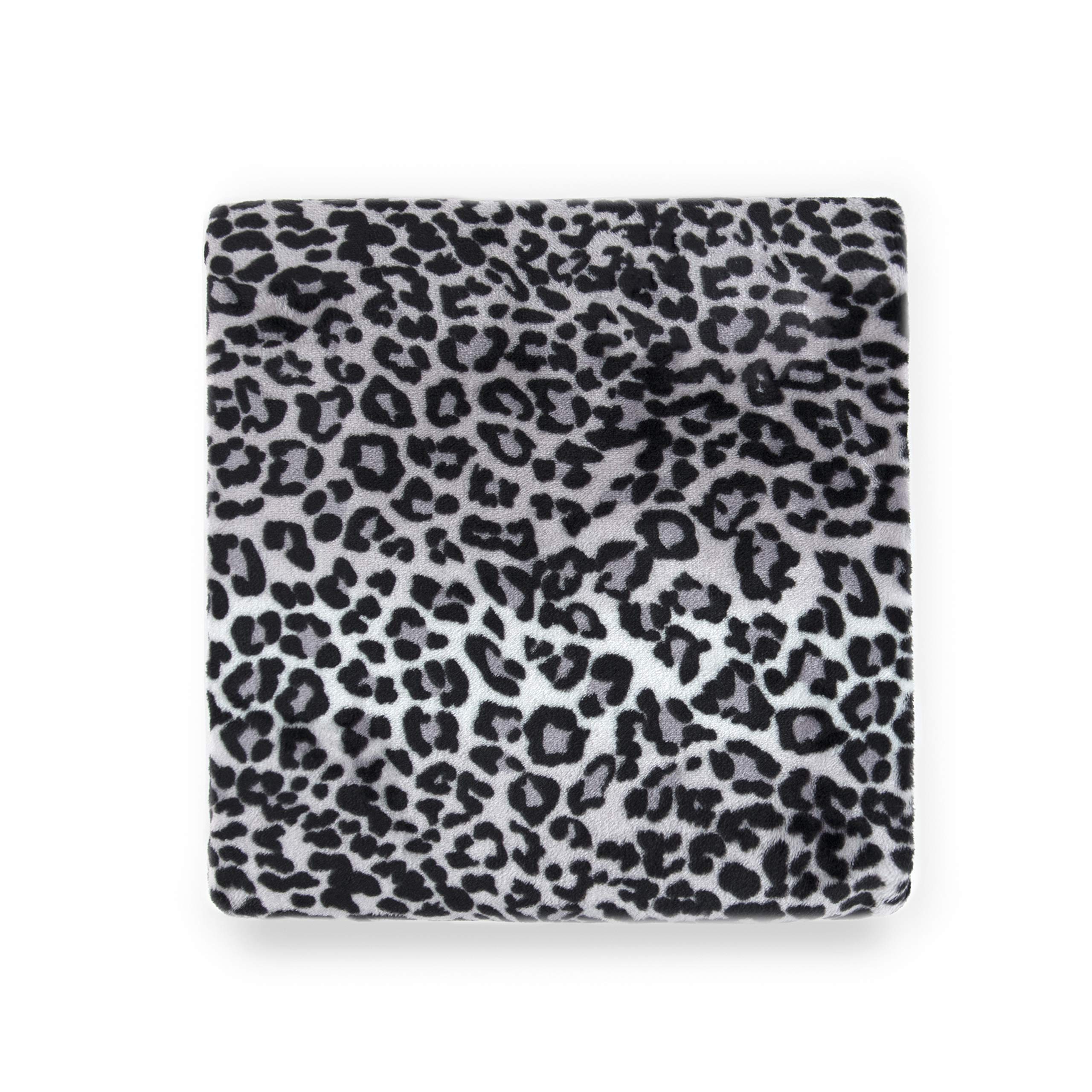 Tadpoles Super Soft Throw Blanket - Snow Leopard Print | 50" x 70" | Made of 100% Ultra-Soft Microdenier Polyester | Ideal as a Throw on a Bed, Sofa or Chair & Blanket for Picnic or Camping