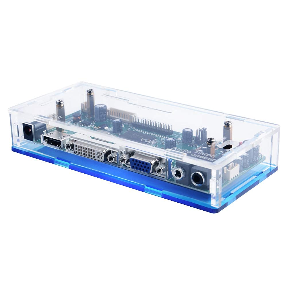 GeeekPi NT68676 Case Kit, HDMI+VGA+DVI+Audio Input LCD Controller Driver Board or HSD190MEN4 M170EN06 17" 19" 1280x1024 4CCFL 30Pins LCD Panel + Acrylic case Fit for Arcade1Up Monitor