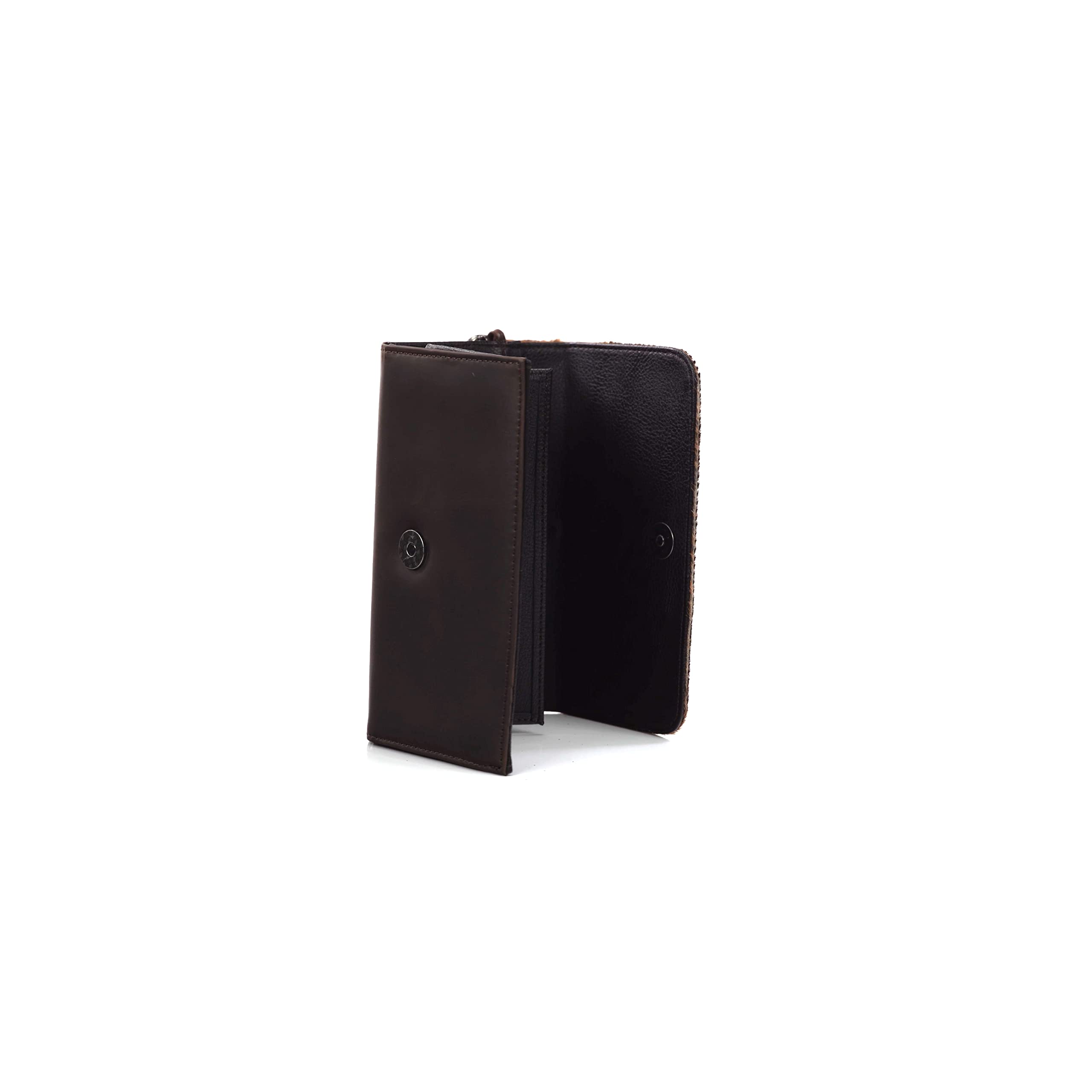 ARIAT NASHVILLE WALLET CALF HAIR BROWN