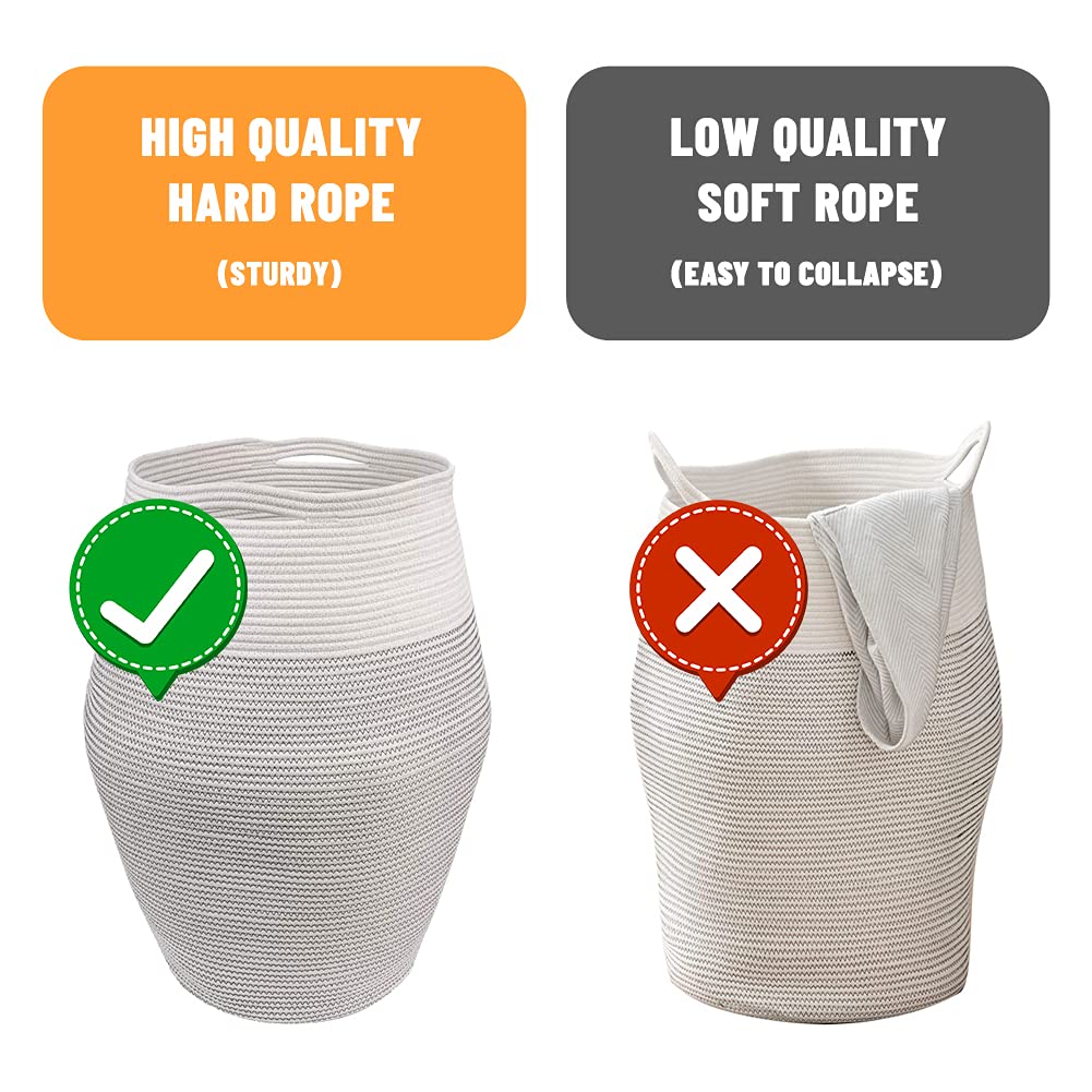 ROPECUBE 145L laundry basket with Lid, Large Foldable Laundry Hamper for laundry with net bag,Clothes Basket Organizer with 2 storage bag for Bedroom and Bathroom (White 俺的 Gray)