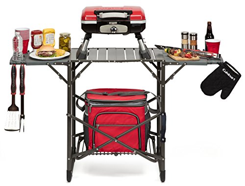 Cuisinart CGG-180TS Petit Gourmet Portable Tabletop Gas Grill, Stainless Steel
