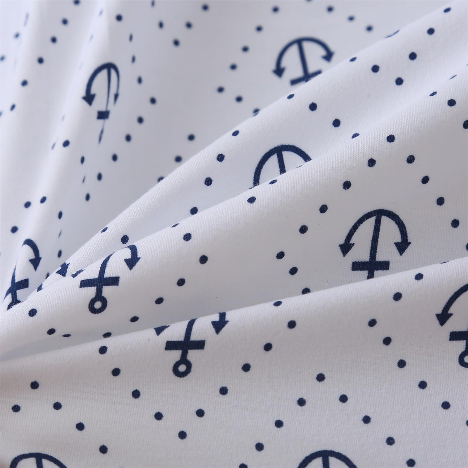 Wowelife Nautical Crib Bedding Sets 3 Piece Whale Crib Comforter Bed Set Sea Crib Bedding Set Nursery Bedding Set with Comforter,Skirt and Fitted Sheet