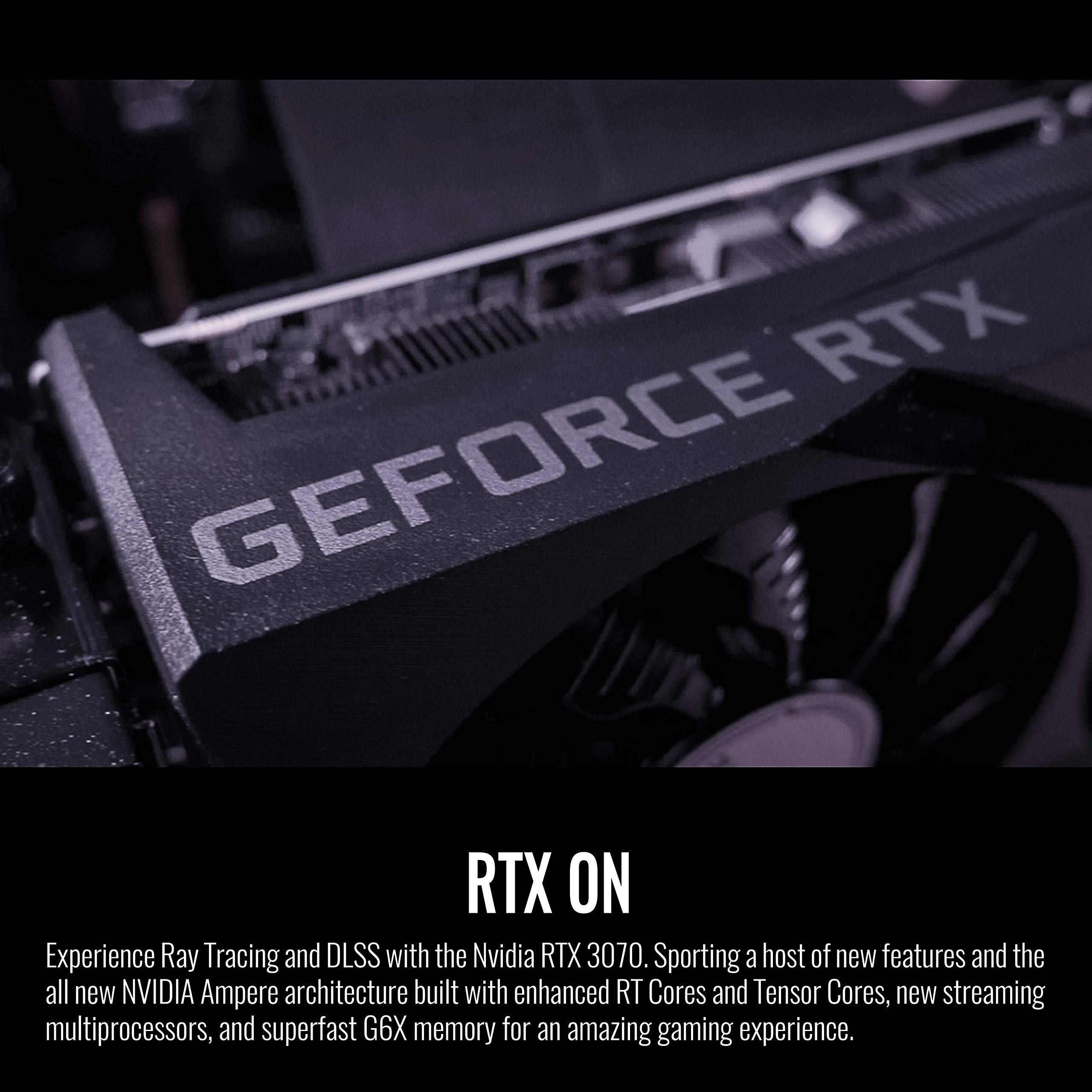 Thermaltake Glacier 370 Liquid-Cooled PC (AMD Ryzen 5 5600X, RTX 3070, 16GB RGB 3600Mhz DDR4 ToughRAM RGB Memory, 1TB NVMe M.2, WiFi, Win 10 Home) Gaming Desktop Computer S3WT-B550-37G-LCS