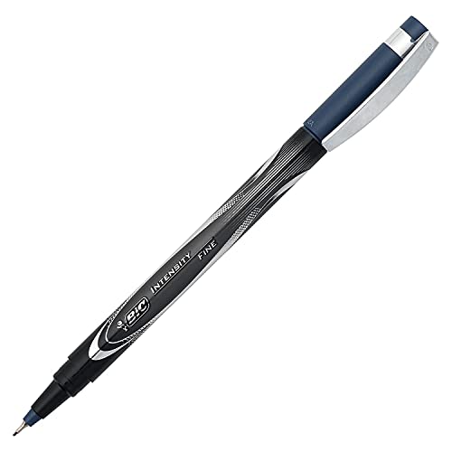 BIC Fpin11be Intensity Permanent Marker Pen, 5Mm, Fine, Blue, Dozen