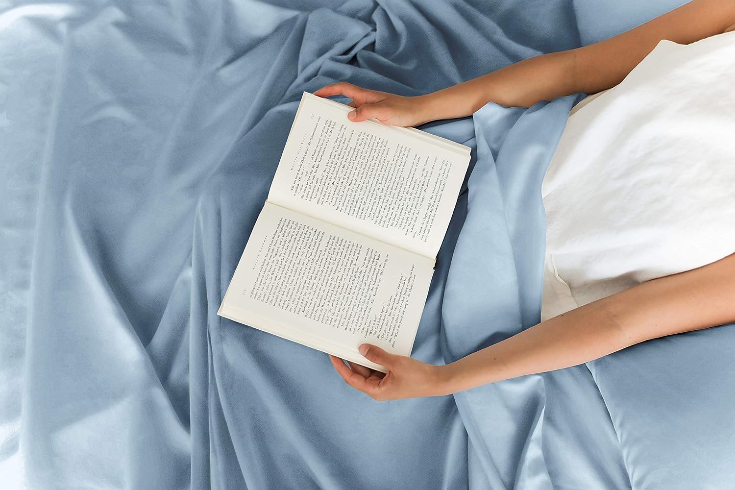 400 Thread Count Cotton - King Size Sheet Set - 100% Cotton Sheets - 400-Thread-Count - Sateen Cotton - Deep Pocket Cotton Bed Sheets - Silky & Soft Cotton - Hotel Quality Cotton Sheet for King Beds