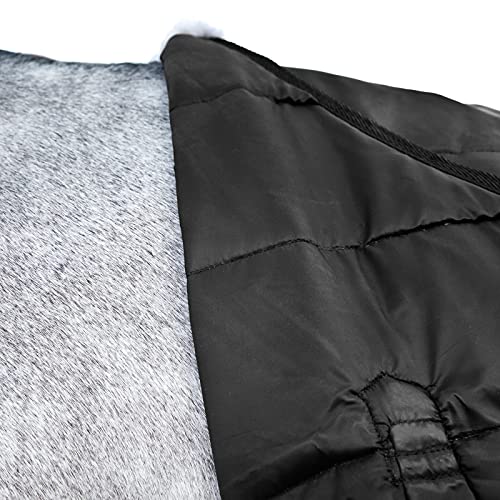HORZE Nevada Stable Blanket Neck Cover 200g - Black - S