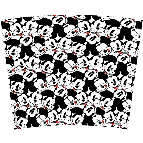 Tervis Made in USA Double Walled Disney® - Mickey Expressions Insulated Tumbler Cup Keeps Drinks Cold & Hot, 24oz Water Bottle, Clear