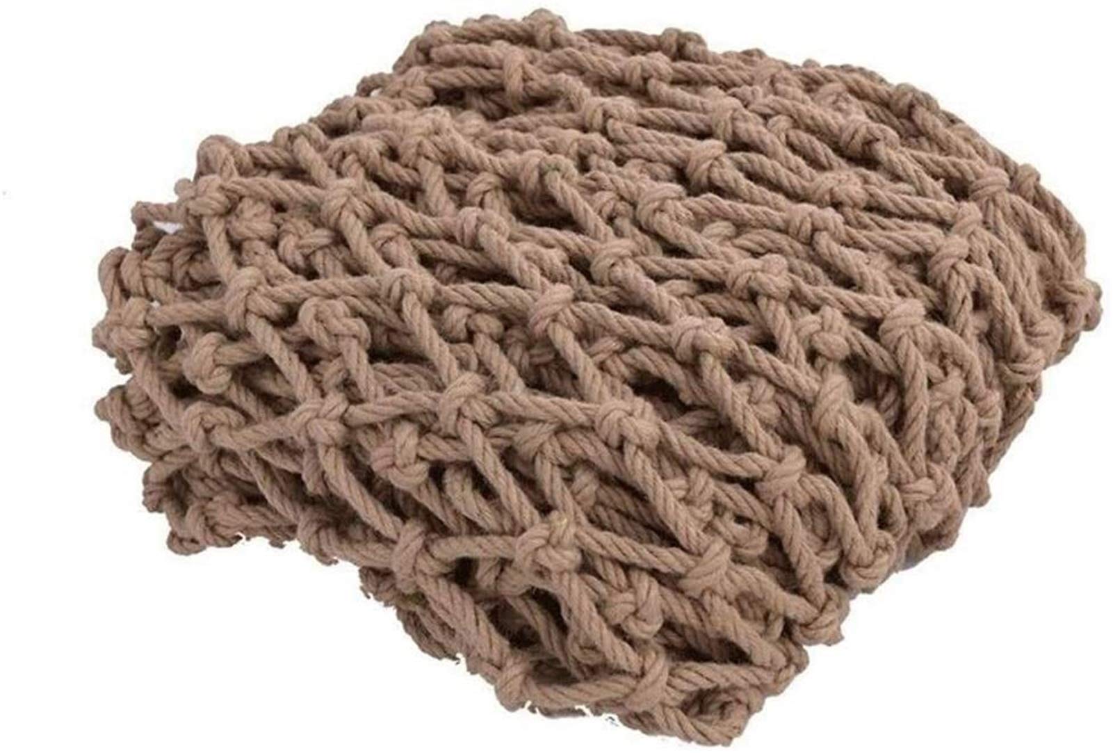 Rope Net for Kids,Treehouse Climbing Rope Netting Railing Child Safety Net Heavy Duty Cargo Net Hemp Rope Net Decorative Mesh 12cm (Size : 11m(33ft))