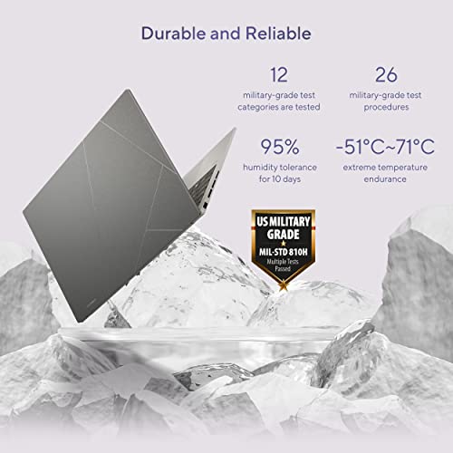 ASUS Zenbook 15 OLED Laptop, 15.6” OLED 2.8K Display, AMD Ryzen 7 7735U CPU, AMD Radeon Graphics, 32GB RAM, 1TB SSD, Windows 11 Home, Basalt Grey, UM3504DA-DS76
