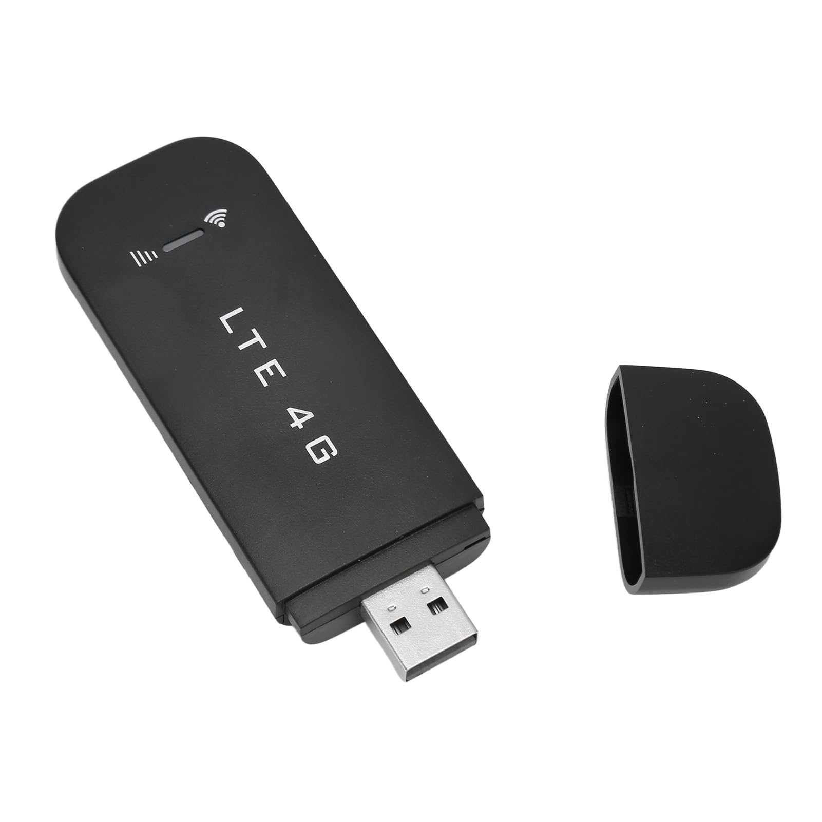 4G Router, 4G LTE USB Portable Router Pocket Mobile Network Hotspot, Support 10 Devices,USB Modem Wireless Network Smart Router with SIM Card Slot, for Car Outdoor (Black)