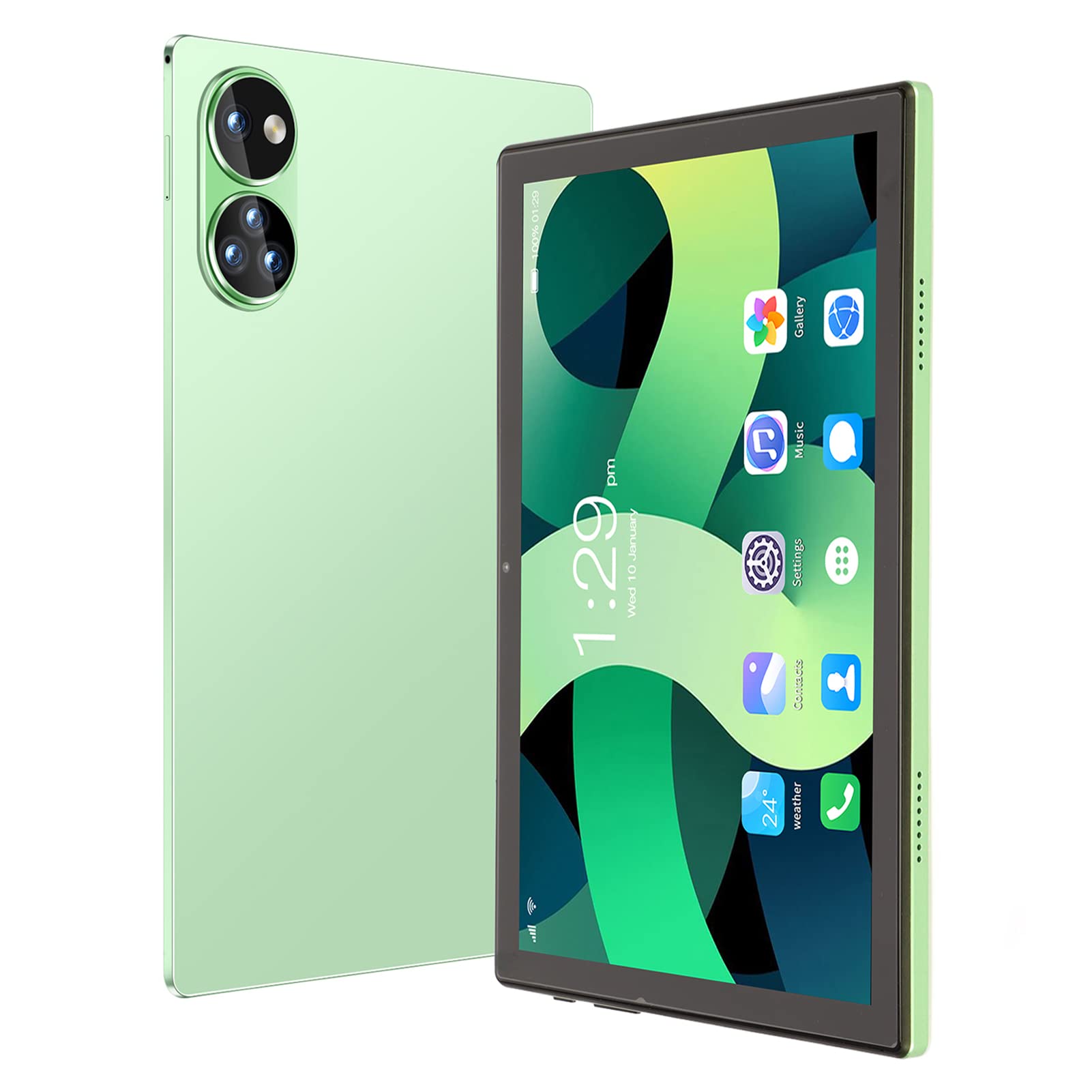 4G Tablet, for Android 12.0 6GB 128GB HD Large Screen 100‑240V 10.1in Tablet for Adults (US Plug)