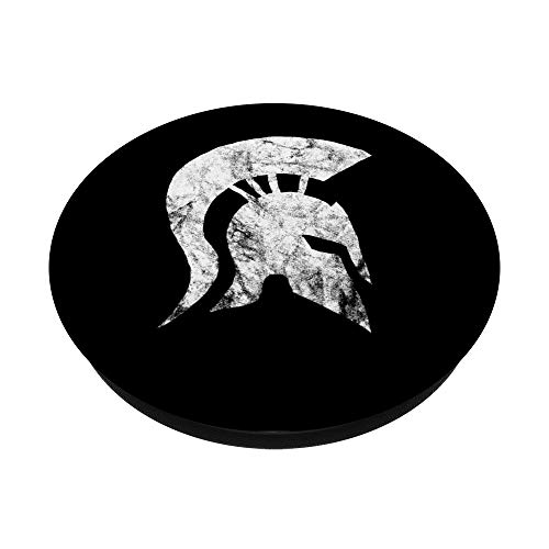 Sparta Soldier Leonidas Spartan Gladiator Helmet Warrior PopSockets PopGrip: Swappable Grip for Phones & Tablets