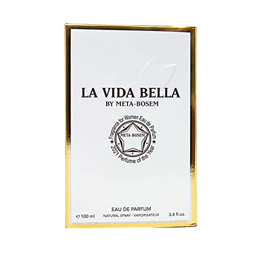 META-BOSEM Mon AMour Bella Passione, Eau de Parfum Spray for Women, Seductive Scent, Daytime and Casual Use, for all Skin Types, a Classic Bottle, 100 Ml / 3.4 Fluid Ounce
