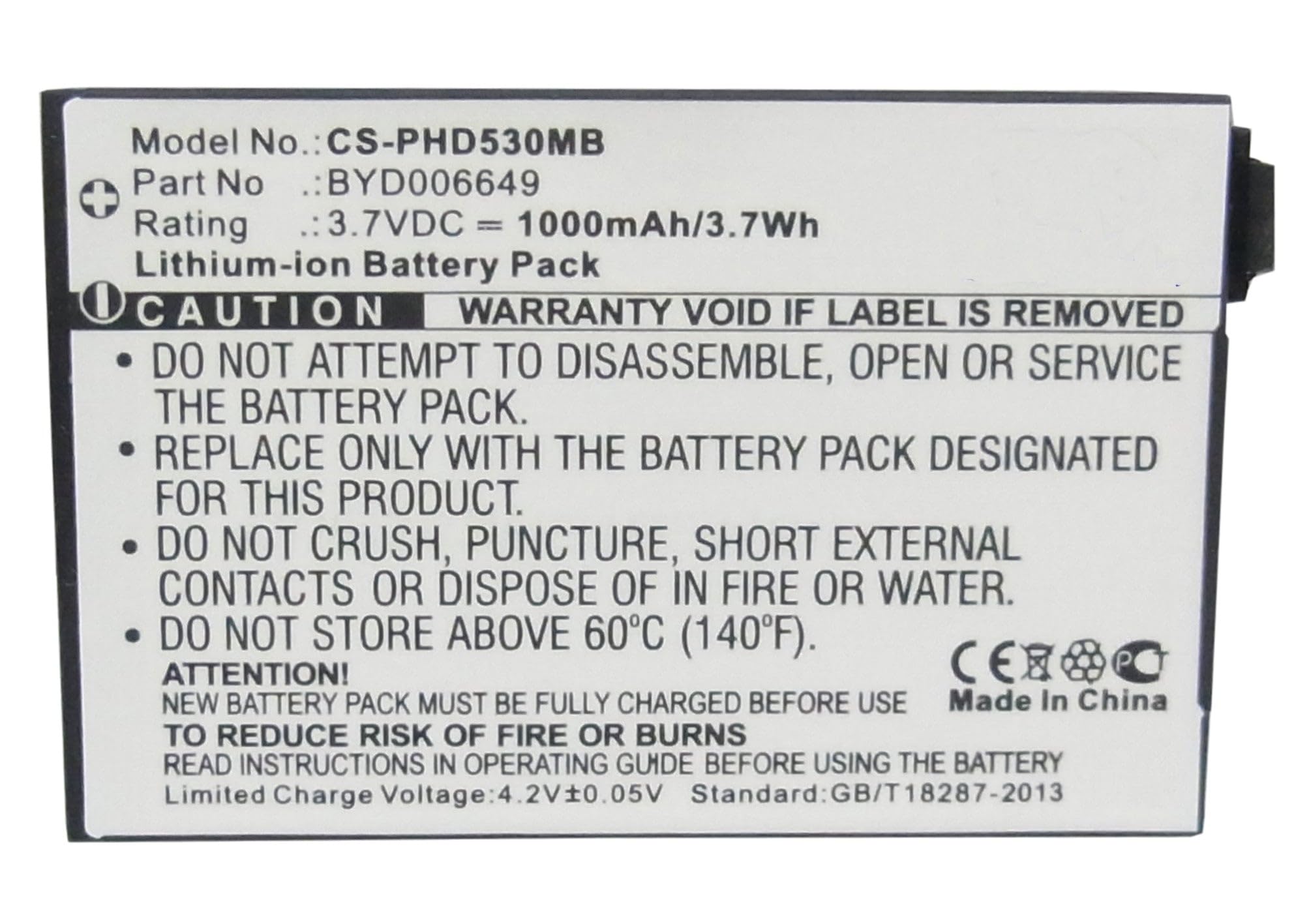 VI VINTRONS BYD001743, BYD006649, Avent SCD530 Battery Replacement for Philips Avent SCD530, Avent SCD535, Avent SCD536, Avent SCD540,