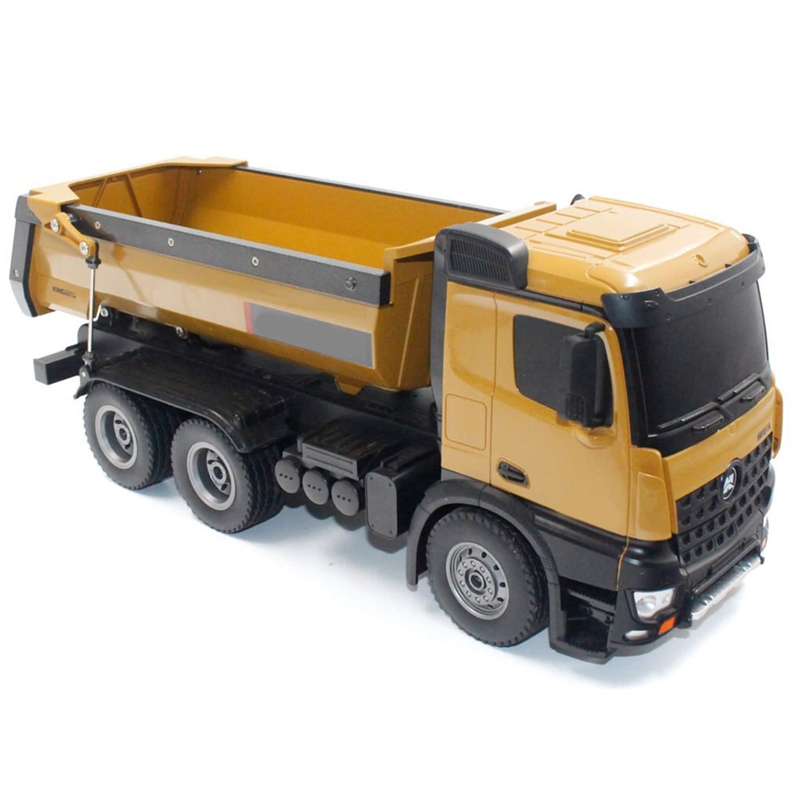 BZGWECD Remote Control Construction Dump Truck 10 CH Alloy Construction Car Remote Control Vehicle Toy RTR RC Truck Gift for Boy