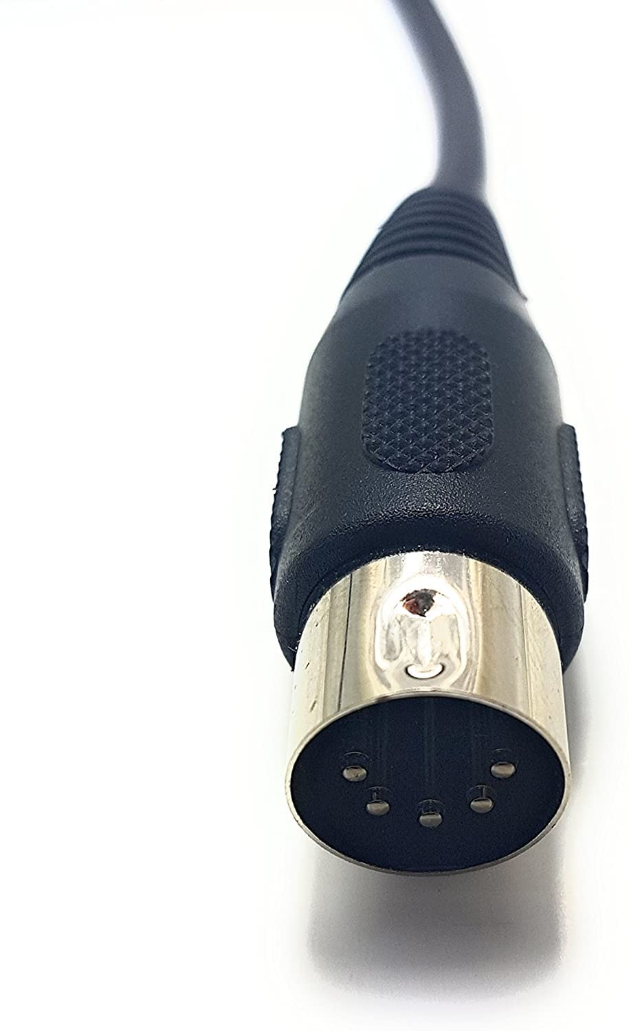C&E 6 Feet (ft) MIDI Cable with 5 Pin DIN Connector, Black (3 Pack)
