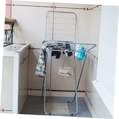 Alipis 2pcs Beauty Egg Drying Net White Makeup Silicone Makeup Sponge Foldable Laundry Rack Bra Hanging Basket Hanging Drying Basket Bath Sponges for Shower Socks Drying Rack Sock Fabric
