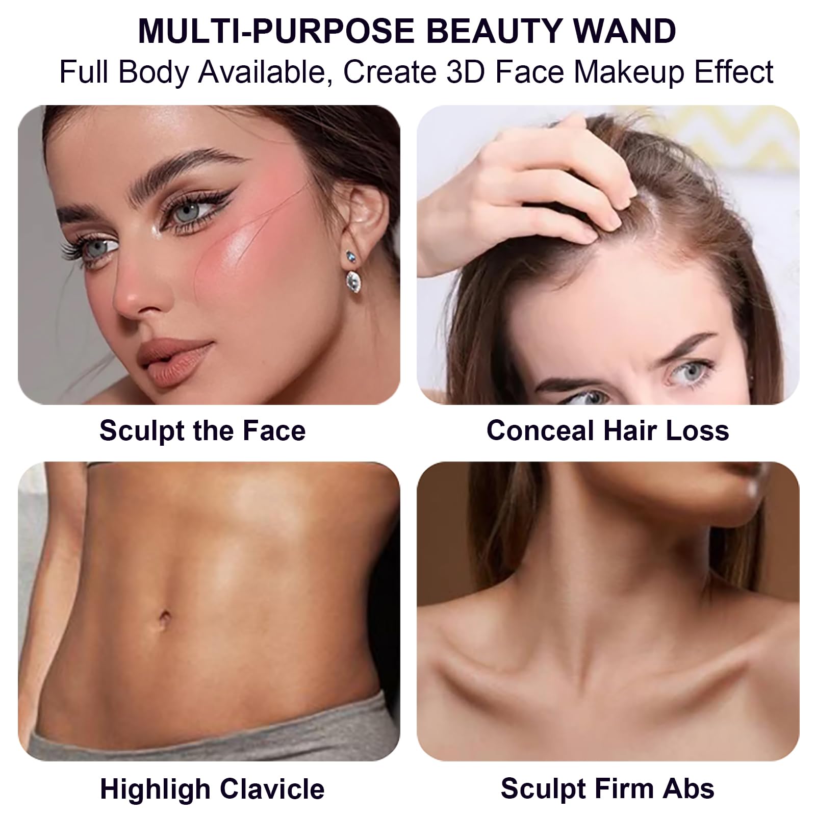 3Pcs Cream Contour Stick Makeup Kit,Shades with Highlighter Stick,Blush Stick and Bronzer Contour Stick for Sculpt the Cheeks,Long Lasting,Waterproof,Matte & Dewy Finish,LIGHT MEDIUM (#02,05,06)