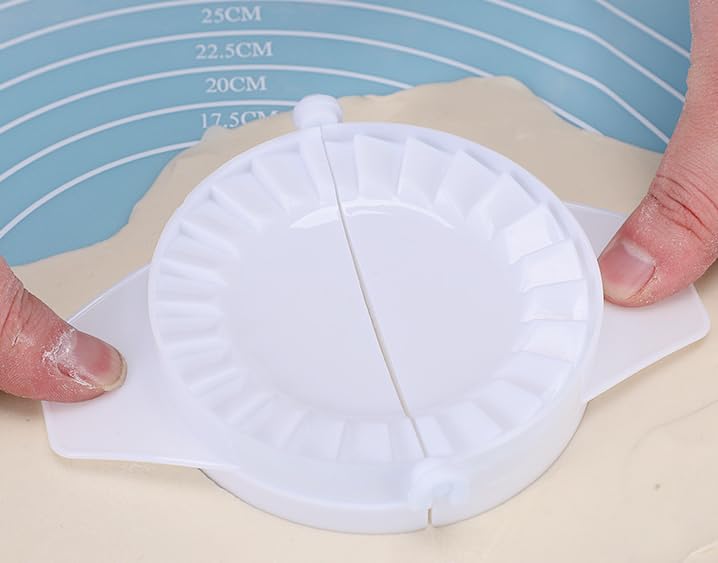 5 Piece Dumpling Maker Dumplings Tool Ravioli Press Pastry Skin Press Mold Set Dough Ravioli Press Asian Dumpling Mold Pelmeni Maker Dough Press Home Cooking Calzone Maker Pierogi