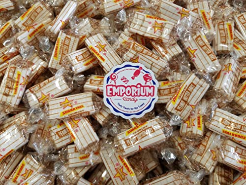 Atkinson's Sugar Free Peanut Butter Bars - Delicious Individually Wrapped 1 lb Bulk Frosted Coated Candy