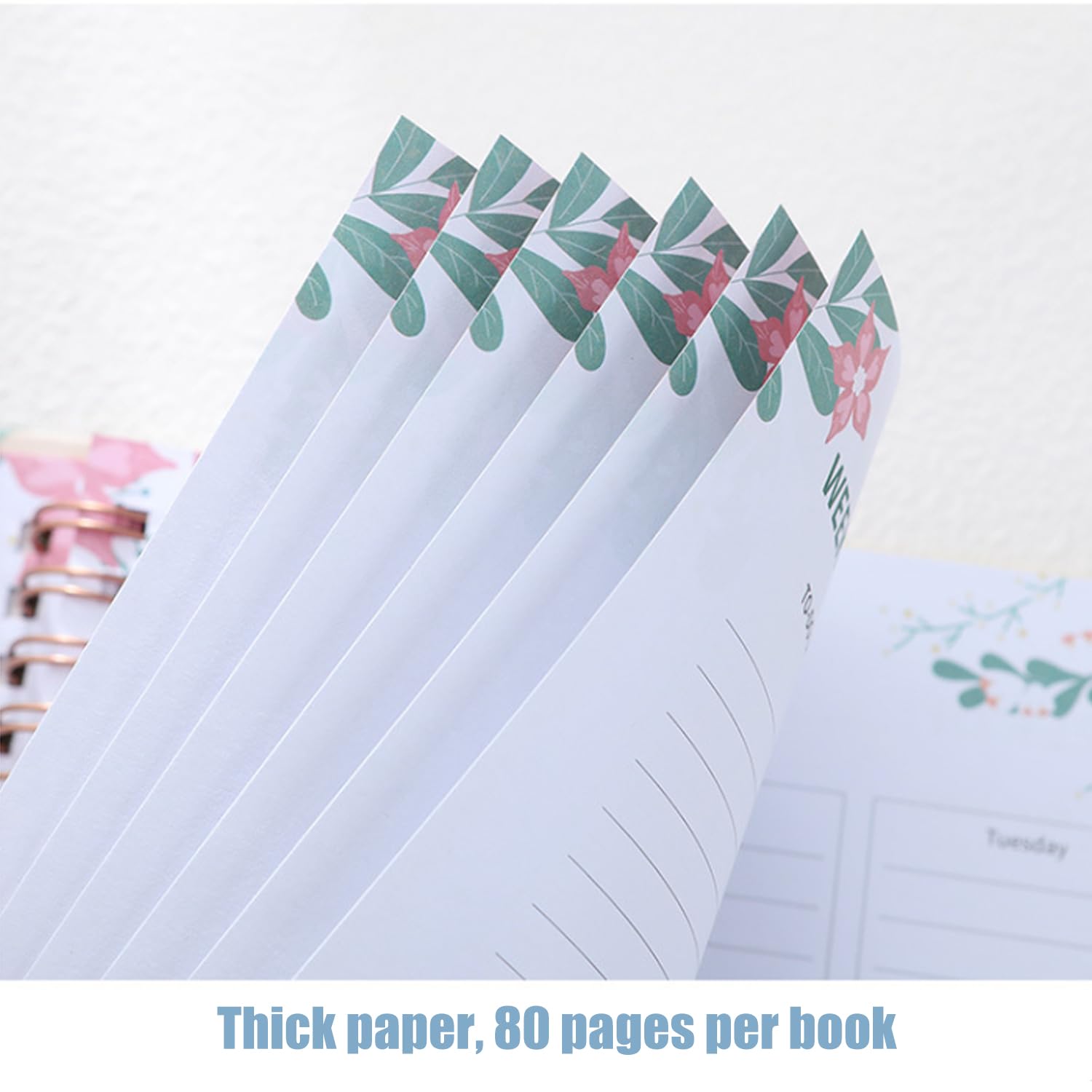 2023-2024 Planner - Planner Weekly and Monthly, 2 Year Monthly Planner with Monthly Tabs, 2023-2024 Calendar Planner with Twin-Wire Binding, Premium Paper, Flexible Cover, Check Box (Mint green)