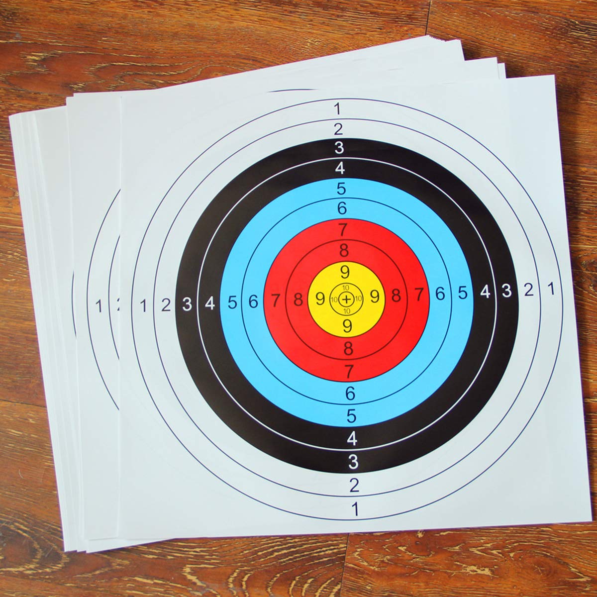 30pcs Targets Multi-Bullseye Shooting Target Longbow Targets Bullseye Archery Shooting Paper Targets Shooting Training Paper Archery Accessories