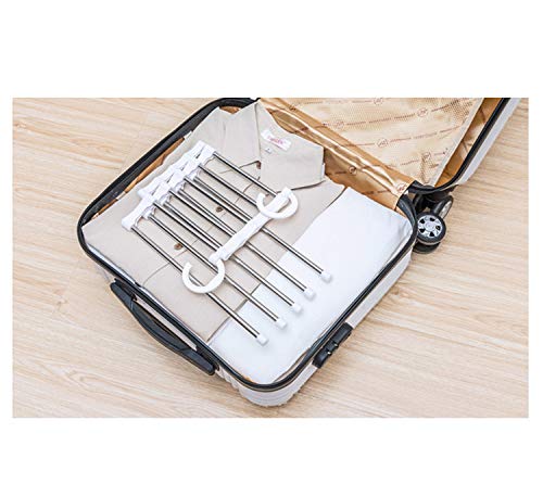 Pants Hanger, Hangers for Clothes & Closet Organizer Space Saving, Jean Hangers Scarf Hanger Pants Organizer Clothes Hangers Organizer Stainless Steel Multi Pants Space Saver