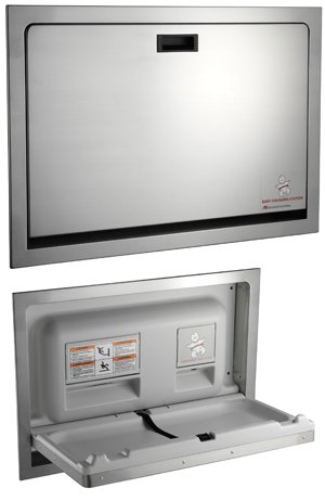 ASI American Specialties 9013-9 Baby Changing Station, Stainless Steel
